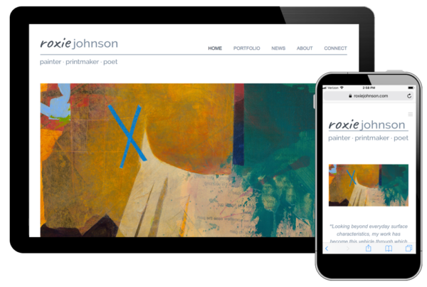 Artist Portfolio Website | Full Deck Design