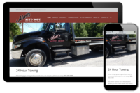 Website Design for Matt's Auto Body | Full Deck Design