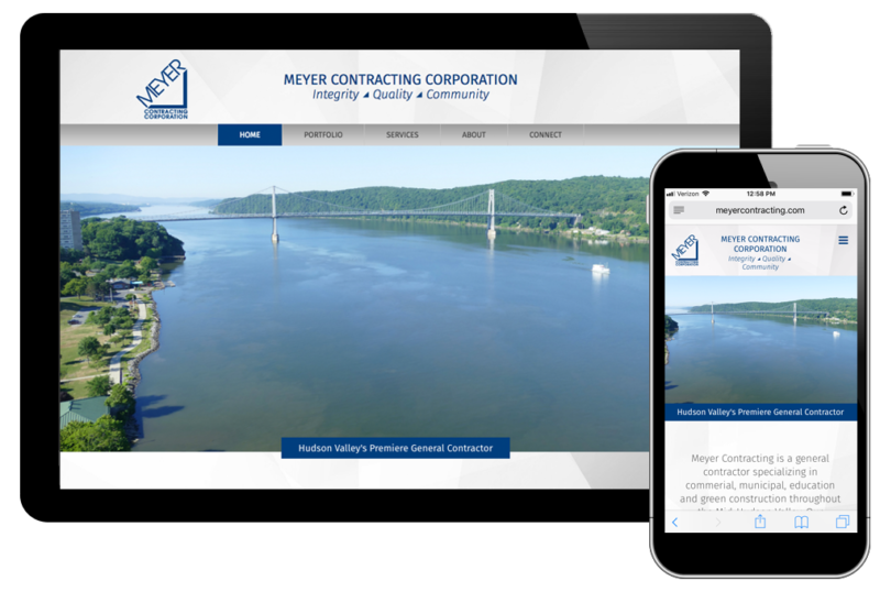 General Contractor Portfolio Website | Full Deck Design